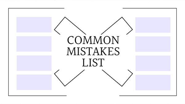 Common Mistakes List Genially Templates